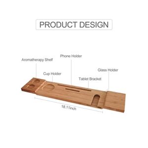 MengK Bathtub Caddy Tray