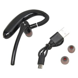 Single Ear Bluetooth Headset, Stylish Lightweight Bluetooth Earpiece V5.0 Wireless Noise Cancelling Bluetooth Headphones for Driving Business Office, for iPhone for Android Cell Phones