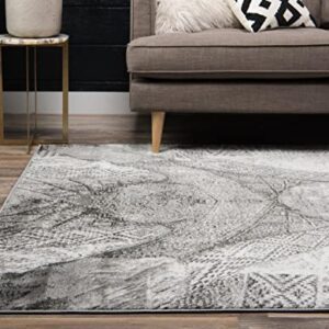 Rugs.com Monte Carlo Collection Rug – 5' x 8' Dark Gray Medium Rug Perfect for Living Rooms, Large Dining Rooms, Open Floorplans