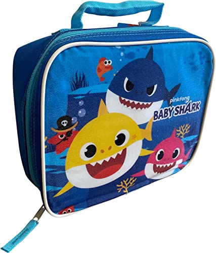 Fast Forward Baby Shark Insulated Lunch Bag (Blue)