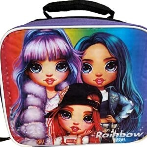 Fast Forward Rainbow High Insulated Lunch Bag (Purple)