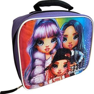 Fast Forward Rainbow High Insulated Lunch Bag (Purple)