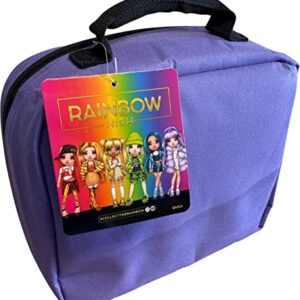 Fast Forward Rainbow High Insulated Lunch Bag (Purple)