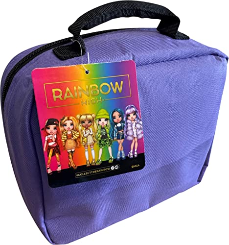 Fast Forward Rainbow High Insulated Lunch Bag (Purple)