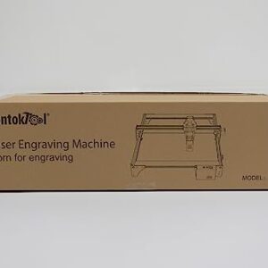 KENTOKTOOL Laser Engraver, Laser Cutter with 10W Optical Power, Ultra-fine Compressed Spot Laser Engraving Machine with Touch Controller/APP Control