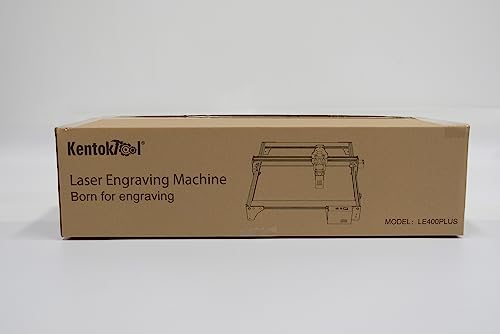 KENTOKTOOL Laser Engraver, Laser Cutter with 10W Optical Power, Ultra-fine Compressed Spot Laser Engraving Machine with Touch Controller/APP Control