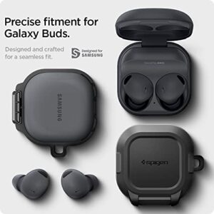 Spigen Lock Fit Designed for Galaxy Buds2 Pro Case (2022) / Galaxy Buds Pro (2021) / Galaxy Buds 2 (2021) / Galaxy Buds Live (2020) Case with Secure Lock Protection - Black