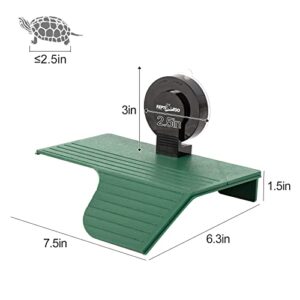 REPTI ZOO Turtle Basking Platform Baby Tortoise Climbing Ramp Shale Reptiles Dock Resting Terrace