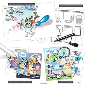 Bluey Imagine Ink 4-in-1 Activity Set with Magic Ink Books and a Mess Free Marker