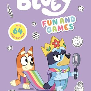 Bluey: Fun and Games: A Coloring Book