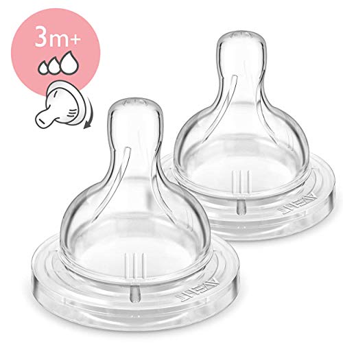 Philips AVENT BPA Free Classic Nipple, Variable Flow, 2-Count