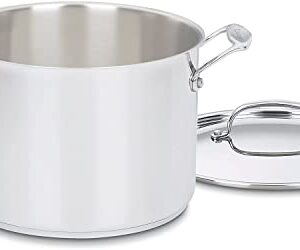 Cuisinart 7-Piece Cookware Set, Chef's Classic Stainless Steel Collection, 77-7P1