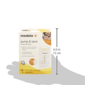 Medela Pump and Save Breast Milk Bags, 50 Count