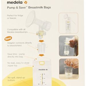 Medela Pump and Save Breast Milk Bags, 50 Count