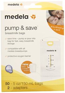 medela pump and save breast milk bags, 50 count