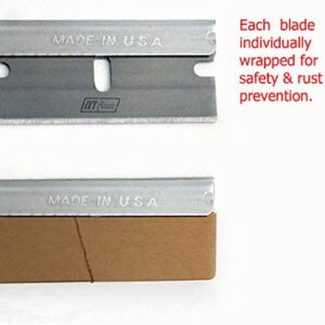 IVY Classic 11182 Single-Edge Razor Blades, USA, 100 Pack