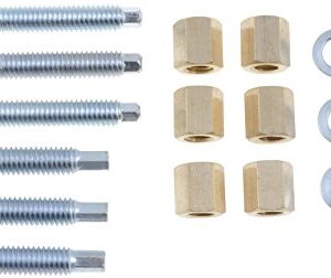 Dorman 03147 Front Exhaust Stud Kit 3/8-16 x 2-1/2 In. and 3/8-16 x 3-1/4 In. Compatible with Select Models