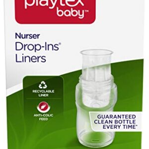 Playtex Baby Nurser Pre-Sterilized Disposable Bottle Liners, Closer to Breastfeeding, 4 oz, 100 Count