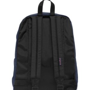 JanSport SuperBreak One Backpack Navy - Durable, Lightweight Bookbag with 1 Main Compartment, Front Utility Pocket with Built-in Organizer - Premium Backpack