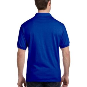 Hanes Men's Cotton-Blend EcoSmart® Jersey Polo with Pocket