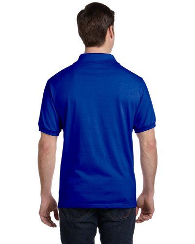 Hanes Men's Cotton-Blend EcoSmart® Jersey Polo with Pocket