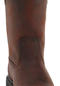 Cat Footwear Men's Revolver Pull-on Soft Toe Work Boot, Brown, 10