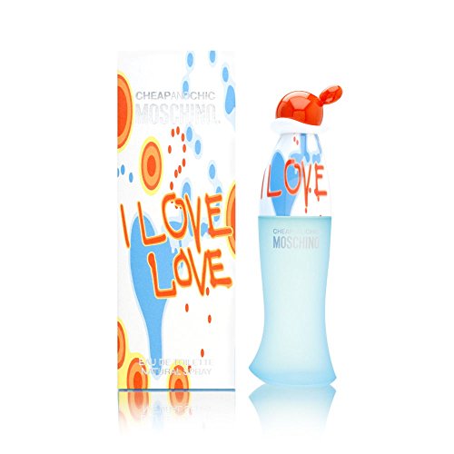 I Love Love Cheap and Chic by Moschino For Women. Eau De Toilette Spray 1.7 Ounces