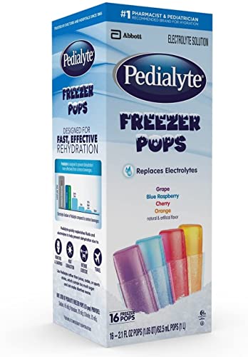 Pedialyte Freezer Pops - Assorted Flavors - 2.1 Ounce - 16 ct (Pack of 3)