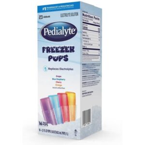 Pedialyte Freezer Pops - Assorted Flavors - 2.1 Ounce - 16 ct (Pack of 3)