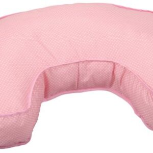 Leachco The Natural - Contoured Nursing Pillow - Pink Pin Dot