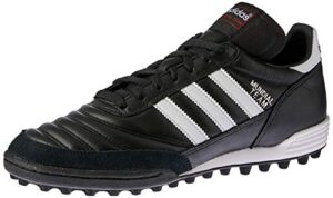 adidas performance men's mundial team athletic shoe, black/white/red, 10 m us