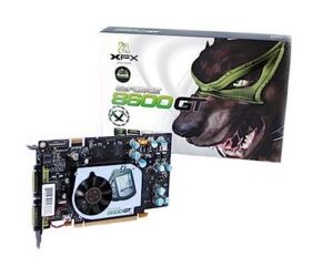 xfx pvt84judd3 geforce 8600gt xxx 256mb gddr3 pci express x16 sli ready video card (dual dvi/s-video)