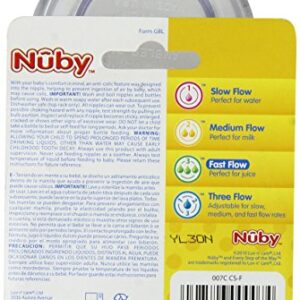 Nuby 4-Pack Standard Neck Fast Flow Nipples