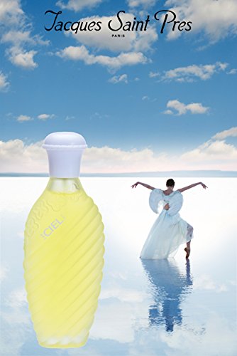 Jacques Saint Pres CIEL - Eau De Parfum for Women- Soft, Powdery Scent - Notes of Vanilla, White Rose, & Different Flowers- Feminine, Exquisite & Delicate- 3.4 Fl Oz