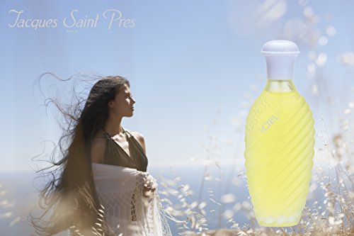 Jacques Saint Pres CIEL - Eau De Parfum for Women- Soft, Powdery Scent - Notes of Vanilla, White Rose, & Different Flowers- Feminine, Exquisite & Delicate- 3.4 Fl Oz