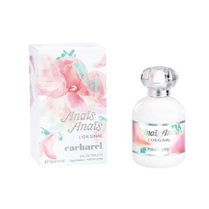 cacharel anais anais eau de toilette spray perfume for women, 3.4. fl. oz.