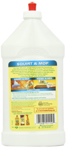 Murphy's Oil Soap Squirt and Mop Wood Floor Cleaner - 32 Fluid Ounce (Packaging May Vary)