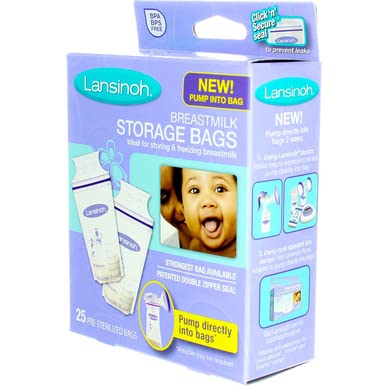 Lansinoh Breast Milk Storage Bags, 50 Count