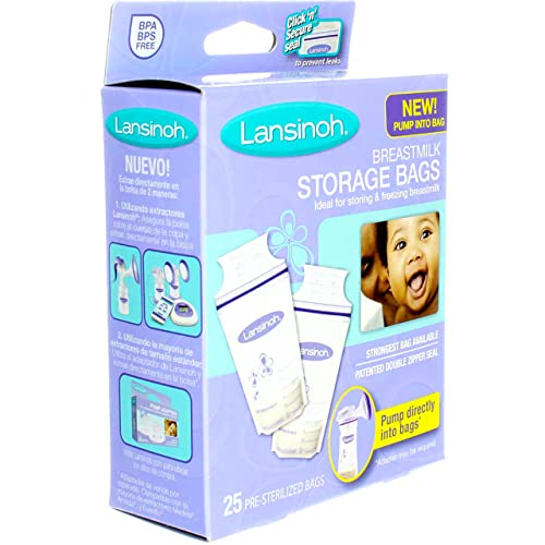 Lansinoh Breast Milk Storage Bags, 50 Count