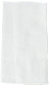 dundee burp cloths/diapers, white , 14.5x20.5 inch (pack of 6)