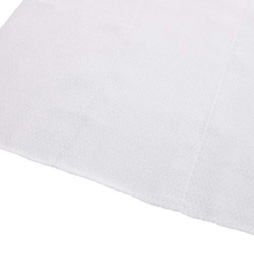 Dundee Burp Cloths/Diapers, White , 14.5x20.5 Inch (Pack of 6)