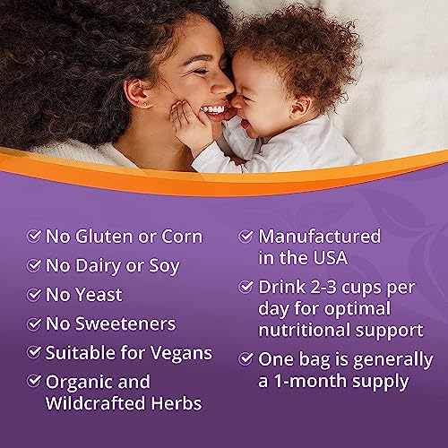 Milkies Nursing Time Lactation Tea to Increase Breast Milk Supply, 60 Servings, Organic and Natural Tea Supplement to Support Breastfeeding After Pregnancy with Fennel, Goat's Rue and Fenugreek-Free