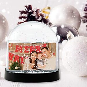 Horizontal Photo Snow Globe