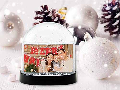 Horizontal Photo Snow Globe