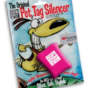 Quiet Spot Pet Tag Silencer (Pink)