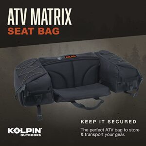 Kolpin Matrix Seat Bag - Black - 91155, 32" x 22" x 11"