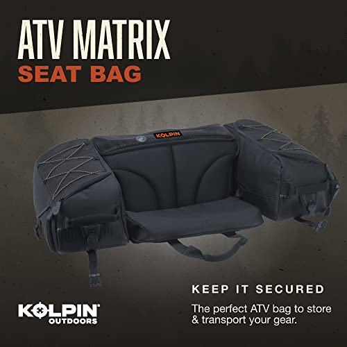 Kolpin Matrix Seat Bag - Black - 91155, 32" x 22" x 11"