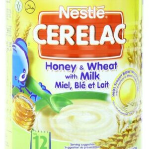 Nestle Cerelac, Honey and Wheat with Milk (From 12 Months), 14.11-Ounce Cans (Pack of 4)