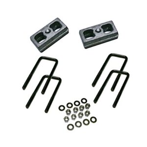 superlift | 4027 | 2" block kit with rear lift blocks, u-bolts, & hardware | fits 1969-2001 dodge 1/2 ton pickups 4wd