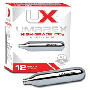 Umarex High-Grade CO2 Cartridges for Pellet Guns, BB Guns and Airsoft Guns, 12 Gram (Pack of 12)